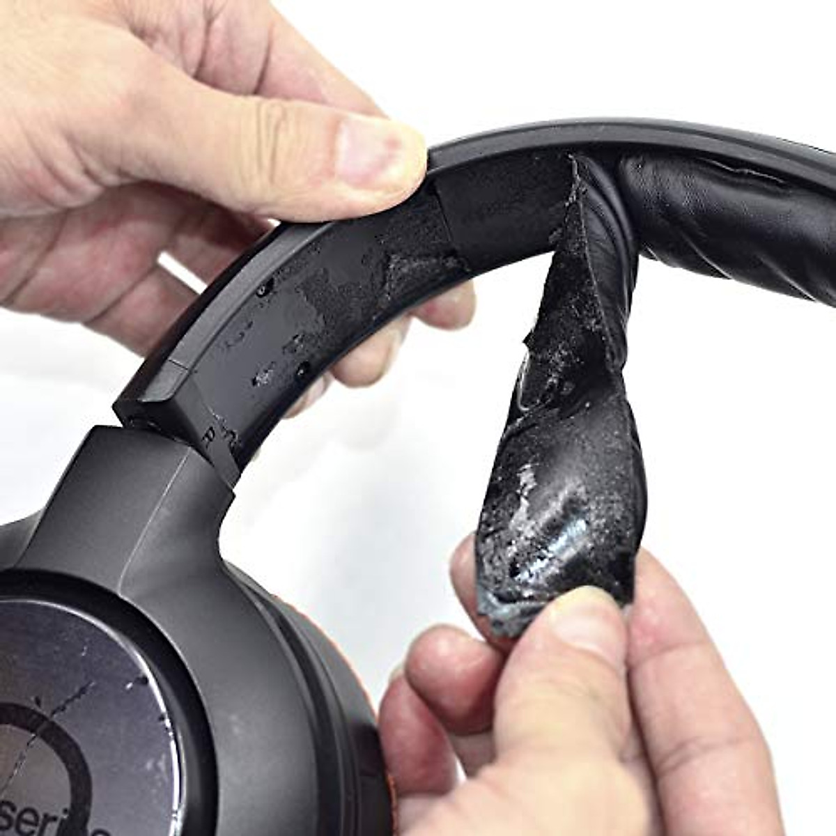 Replacement Ear pad Cushion Bands Compatible with SteelSeries Siberia 840 800 Wireless Headset Dolby 7.1 Headphone (Ear pad+Headband)