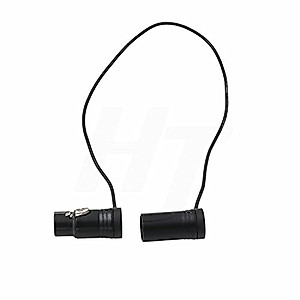 HangTon Audio Cable Low-Profile XLR 3 Pin Male to Female for Mic Camera Sound Devices 888 633 Zaxcom Zoom Audio Recorder Black 20"
