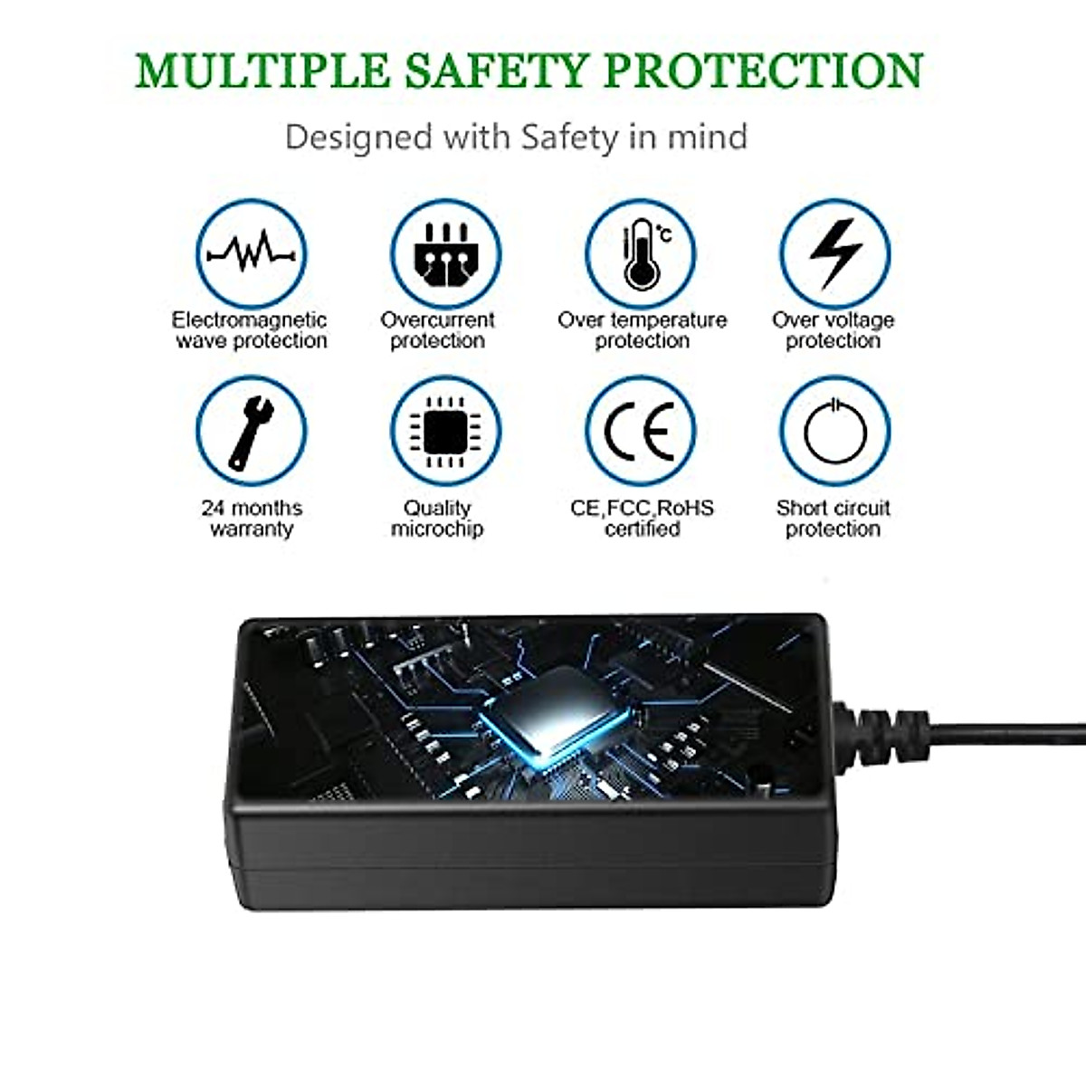 DMW-DCC8 Gonine DC Coupler DMW-AC8 AC Power Adapter Camera Charger Kit (DMW-BLC12 Battery Replacement) for PANASONIC DMC-FZ200, DMC-FZ1000, DMC-GH2, DMC-G5, DMC-G6, DMC-G7, Lumix GX8 G85 Cameras.