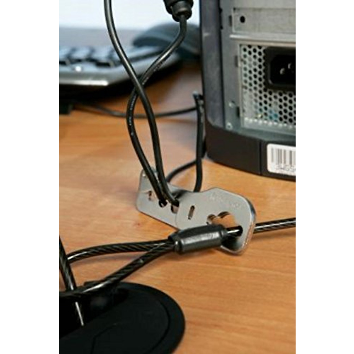 Kensington CableSaver Desk Mount Security Anchor, Multi-Device Cable Trap (K64519US)