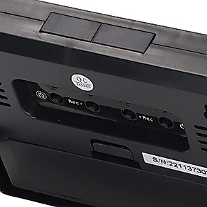 Indoor CO2 Monitor, Historical Data Record 6 in 1 Multifunction Automatic Brightness Adjustment High Accuracy Carbon Dioxide Detector IP40 for Classrooms