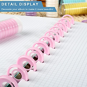 BOPOVA 6 Stylus 2-in-1 Ballpoint Pen and 6 Plastic Book Binding Trays, Stylus, Pen with Stylus, Compatible with Tablet and Smartphone,Click Pens， Ink Pen