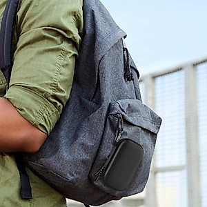 AGPTEK MP3 MP4 Player Case for 4 inch MP3 Music Player, Compatible with AGPTEK, innioasis, MYMAHDI, TIMMKOO, Luoran and other MP3 Players under 4 inch, Portable Carrying Case with Metal Carabiner Clip