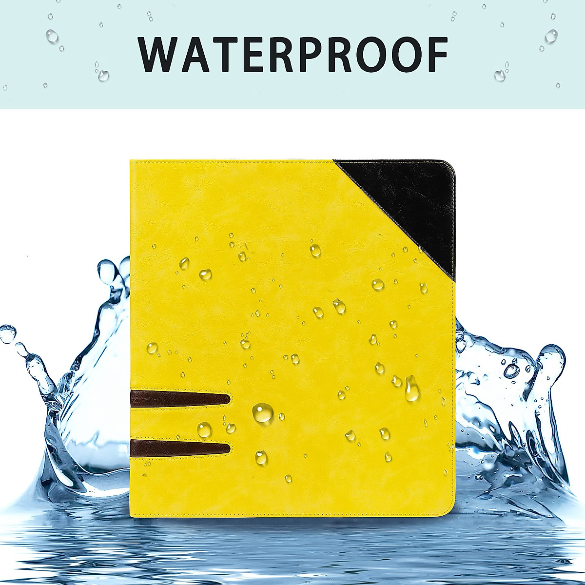 9-Pocket Trading Card Binder,Card Collector Album Fits 1080 Cards with 60 Sleeves Included, Compatible with PM Trading Cards and All Other Card Games.（Yellow）