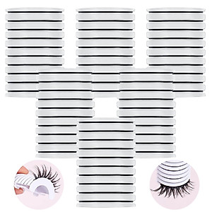 60 Pieces Self Adhesive Lashes Strips for Fake Eyelashes, Reusable False Lashes, No Glue or Eyeliner Needed, Suitable for Most Strip False Eyelashes
