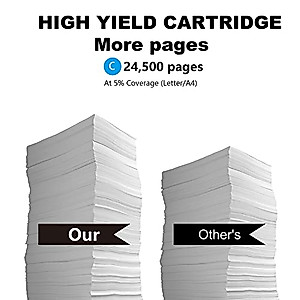 TANFENJR Compatible T-FC28 T-FC28-C Cyan Toner-Cartridge Replacement for Toshiba e-Studio 2330C 2830C 2820C Printer (1 Pack)