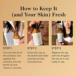 goop 20% Vitamin C + Hyaluronic Acid Serum | Improves Tone, Texture, & Hydration | L-ascorbic Acid and Hyaluronic Acid | 1 fl oz Paraben and Silicone Free