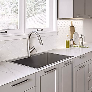 Kraus KPF-2522SFS Arqo Dual Function Pull Down Kitchen Faucet, 15 Inch, Spot Free Stainless Steel