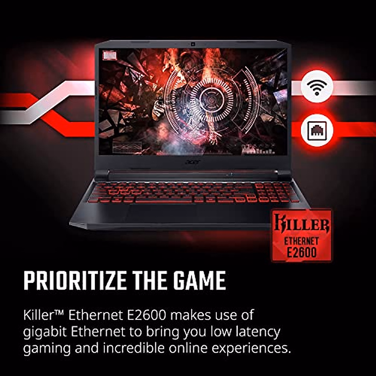 Acer Nitro 5 Premium Gaming Laptop, 15.6 inch FHD 144Hz IPS Display, Nvidia GeForce RTX 3050 Ti 4GB GDDR6, 11th Intel 8-Core i7-11800H(Beat Ryzen 7 5800H), Windows 11 Home(8GB|512GB SSD)