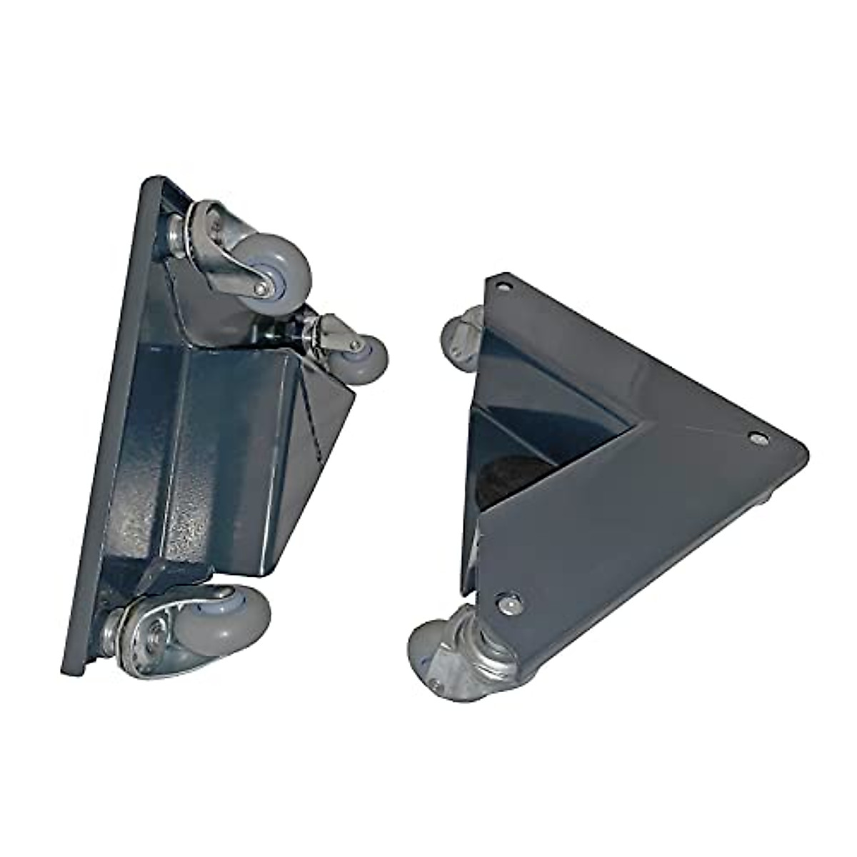 Pake Handling Tools - Low Profile Desk Cabinet Corner Mover Dolly Furniture Dollies 3 Wheel Dolly (Set of 4) 1320 lb. Capacity Quiet PU Roller Premium Ball Bearing Industrial Standard