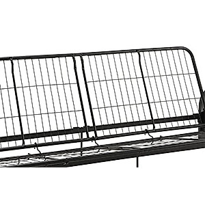 DHP Aiden Metal Futon Frame, Black Large