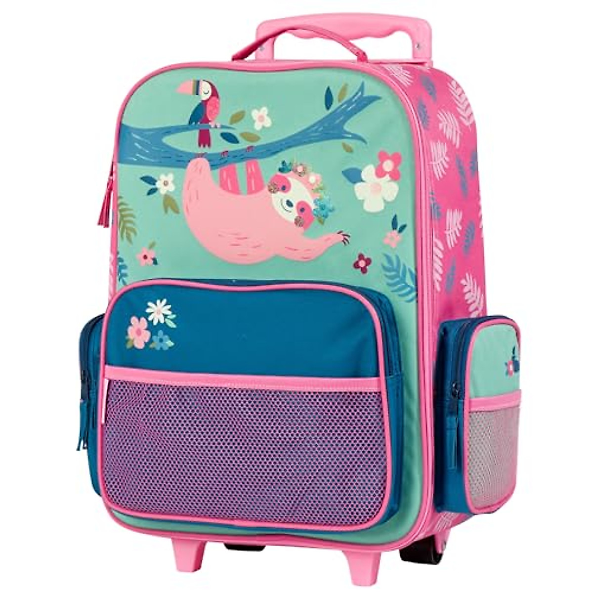 Stephen Joseph Kids Classic Rolling Luggage, Sloth, One Size