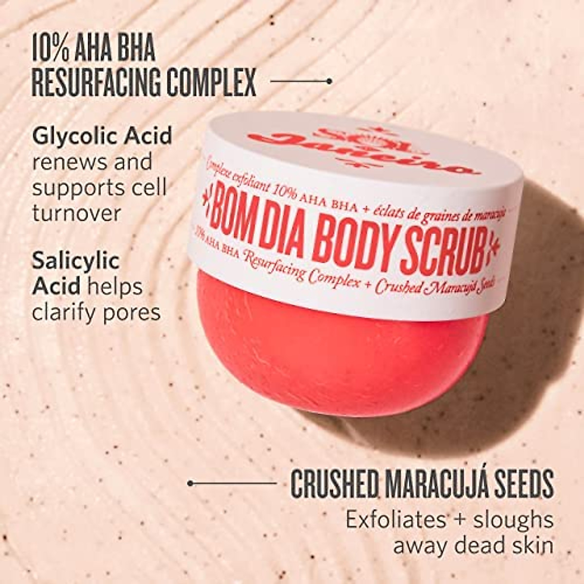 SOL DE JANEIRO Bom Dia Bright Body Scrub 220g…
