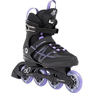 K2 Skate Alexis 80 Pro, 8.5,Black_Lavendar