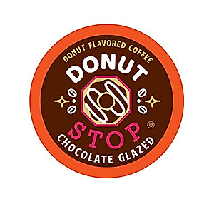 Donut Stop Flavored Coffee Pods, Compatible with 2.0 K-Cup Brewers, Donut Flavor Coffees, Assorted Variety Pack, 40 Count