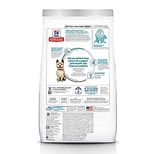 Hill's Science Diet Dry Dog Food, Adult, Healthy Mobility Small Bites, Chicken Meal, Brown Rice & Barley Recipe, 30 lb. Bag