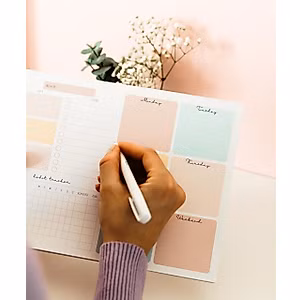 Weekly Planner Notepad Tear Off – 52 Undated Weekly Sheets Daily To Do List Notepad, Habit Tracker, Academic Planner Notebook, Daily Work Planner- Full Year Productivity Planner Weekly To Do List Pad