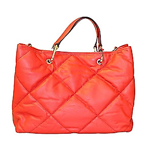 Pierre Cardin Large Red Soft Quilted Shopper Tote for womens