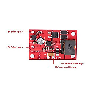 3A 12V Solar Panel Controller Charging Module, MPPT Solar Panel Controller Auto ON/Off Light Control Switch for DIY Street Lights Garden Lights