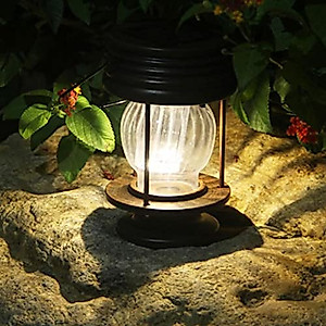 misppro 3 X Solar LED Outdoor Camping Lantern Emergency Lamp Fence Light Decor