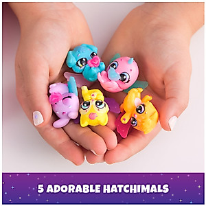 Hatchimals Alive, Neon Rainbow Spring Basket Toy (Styles May Vary), 3 Self-Hatching Easter Eggs, Fun Gift & Kids Toys for Girls & Boys Ages 3 and up