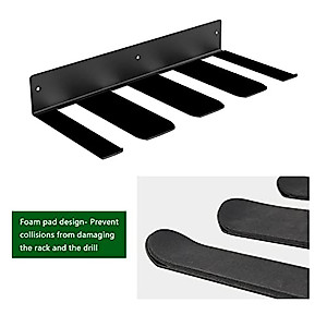 WUIVIUT Power Tool Organizer and Storage for Garage Organization, Strong Garage Organizers and Storage, Metal Shelves for Storage Electric Drill, Tool, Screw, Battery