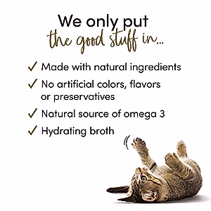 Applaws Natural Wet Cat Food, 16 Pack, Limited Ingredient Canned Wet Cat Food, Fish Variety Pack in Broth, 2.47oz Cans