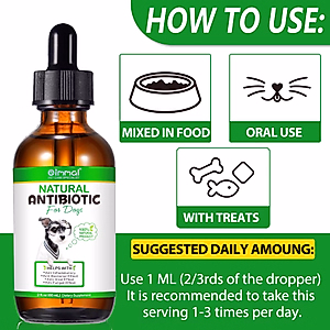 Natural Antibiotics for Dogs - Pet Antibiotic - Healing Aid and Skin Repair for Wounds, Sores, and Abrasions, Helps with Itchy and Irritated Skin - Duck Flavor