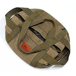 CAMPINGMOON Canvas Carry Bag for 12-inch Dutch Oven DO-32BK