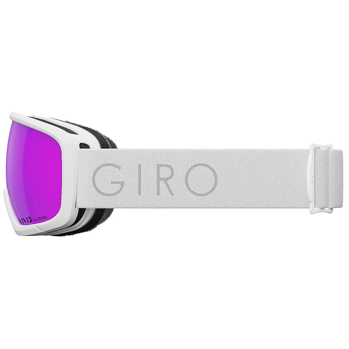 Giro Millie Ski Goggles - Snowboard Goggles for Women & Youth - White Core Light Strap with VIVID Pink Lens