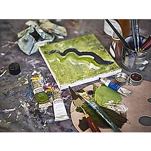 Winsor & Newton Winton Oil Color, 37 ml (1.25-oz), Ivory Black