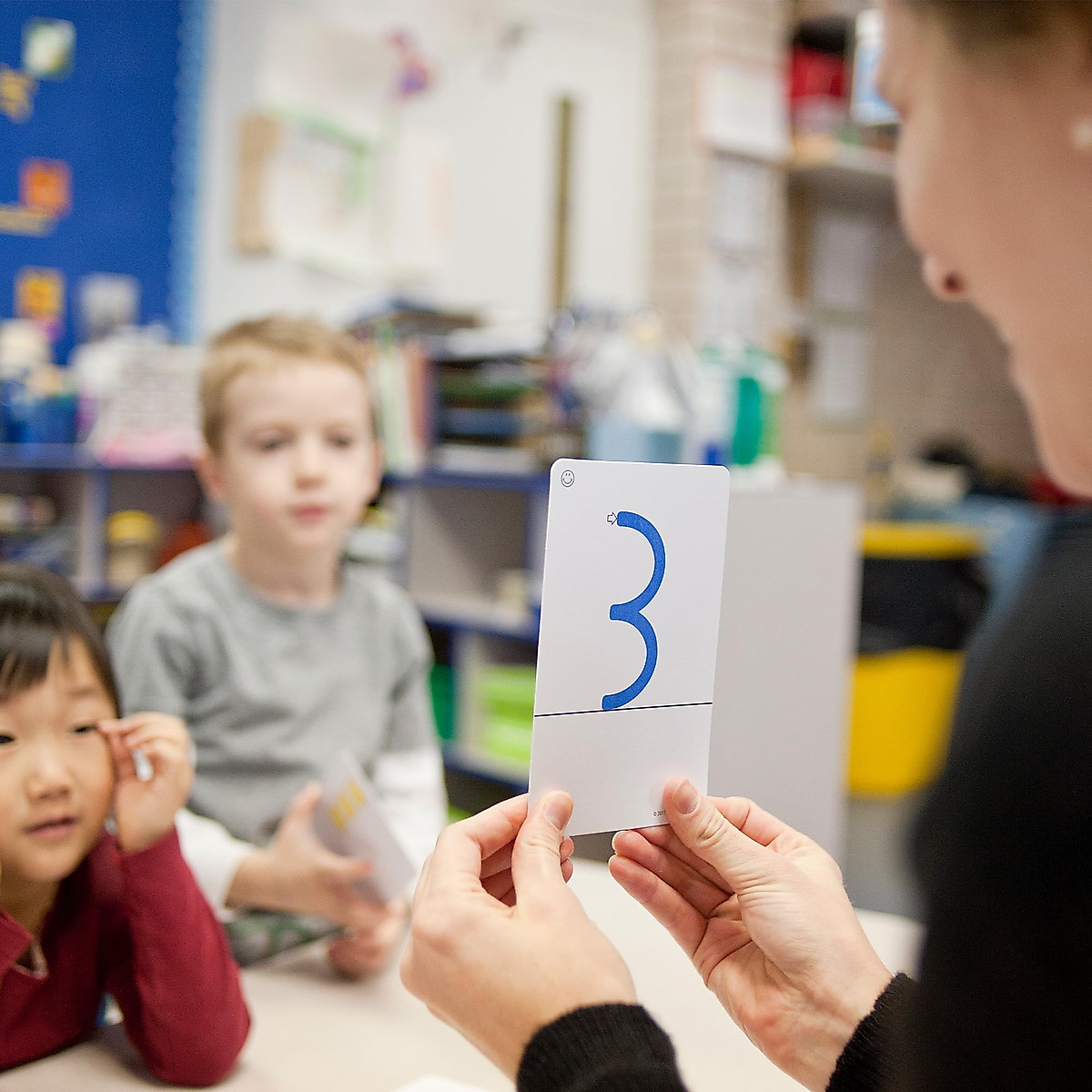 Learning Without Tears 1-2-3 Touch & Flip Sensory Cards- Get Set for School Series- Pre-K and Transitional Kindergarten Manipulative- Tracing, Counting, Sequencing, Math Skills - School or Home Use