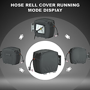 Garden Hose Reel Cover,Heavy Duty Waterproof, Sunproof, UV.All-Weather Protection for Your Hose Reel and Hose