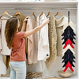 ZPXTI Hat Organizer Rack Holder for Closet , Easy Hat Storage Hangers for Baseball Caps, 20 Large Premium Clips for Baseball Caps,Ball Hats, Golf Caps, Beanies, & Sports Cap…