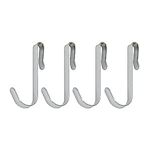 エレクター Basic Series BFC Hooks, Chrome (Pack of 4)