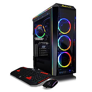 CLX Set - Liquid Cooled Intel Core i9 10900KF 3.7Ghz 10-Core Processor, 64GB DDR4 Memory, GeForce RTX 3080 10GB GDDR6X Graphics, 1TB SSD, 6TB HDD, WiFi, Windows 11 Home 64-bit