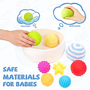 Baby Grisping Balls Textured Multi Sensory Toys Infant Ball Gift Set 6-12 Months Baby Toys