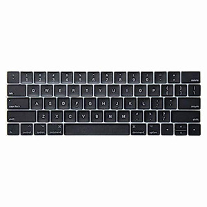 Replacement Keyboard Keycaps,Full Set of US Keycaps QWERTY Fit for MacBook Pro Retina 13" / 15" Model A1706 A1707 A1708 2016-2017 Year EMC 3071 EMC 3163 EMC 3072 EMC 3162 EMC 2978