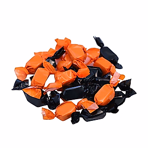 Melster Candies Peanut Butter Kisses Halloween Candy (Two 3.5 oz Bags)