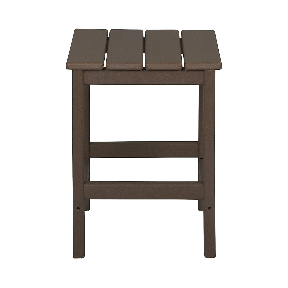 WestinTrends Malibu 3-Pieces Outdoor Table Set, Includes 1 Coffee Table and 2 Side Table, All Weather Poly Lumber Adirondack Patio Furniture Set, Dark Brown