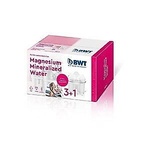 BWT Magnesium Gourmet L0814334 Cartridges Water Filter (Pack of 3 + 1)