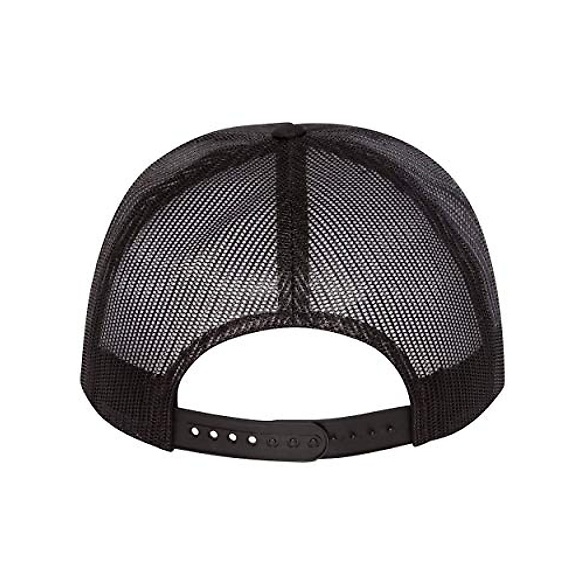 Yupoong Unisex Adult Classic Two Tone Trucker Cap, Black/White/Black, One Size