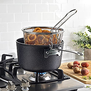 Granitestone 15 Piece Stackmaster Ultra Non stick Cookware Set, Pots and Pans Kitchen Set with Cool Touch Handles, Dishwasher-safe, Oven-safe Cookware Sets 100% PFOA-Free As Seen On TV