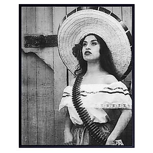 Vintage Mexican Wall Art Picture - Mexican Gifts - Decoraciones Para Cuartos - Artes Mural Regalos - Mujera Mexicana - Cinco de Mayo Party Decorations - Chicano Art Wall Decor - Woman Poster Print