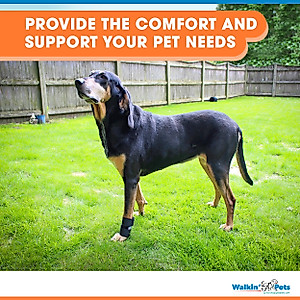 Walkin' Wrist Hugger Dog Brace for Front Legs | Carpal Wrist Joint Support for Dogs | Helps Canine Arthritis