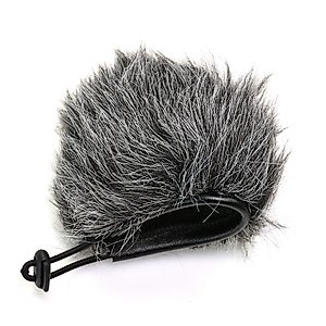 Ruittos Deadcat Wind Shield, Microphone Furry Windscreen Muff Pop Filter Cover Compatible with Zoom H1N & H1 Handy Portable Recorder, Outdoor Videography Vlog Film, Sports Camera,