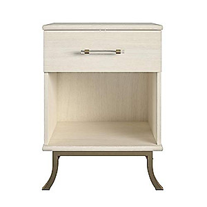 Little Seeds Monarch Hill Clementine White Nightstand, Ivory Oak