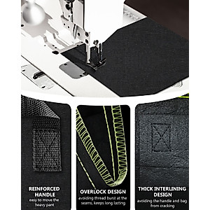 OMMO 5-Pack 7 Gallon Grow Bags Thickened Non-Woven, Aeration Fabric Planter Grow Pot with Durable Handles and Reinforced Side, Heavy Duty Cloth Pots for Small Trees, Fruits, Vegetables and Flowers