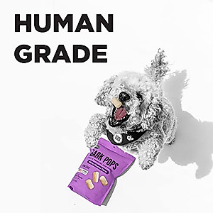 BIXBI Bark Pops, Sweet Potato and Apple (4 oz, 1 Pouch) - Crunchy Small Training Treats for Dogs - Wheat Free and Low Calorie Dog Treats, Flavorful Healthy and All Natural Dog Treats