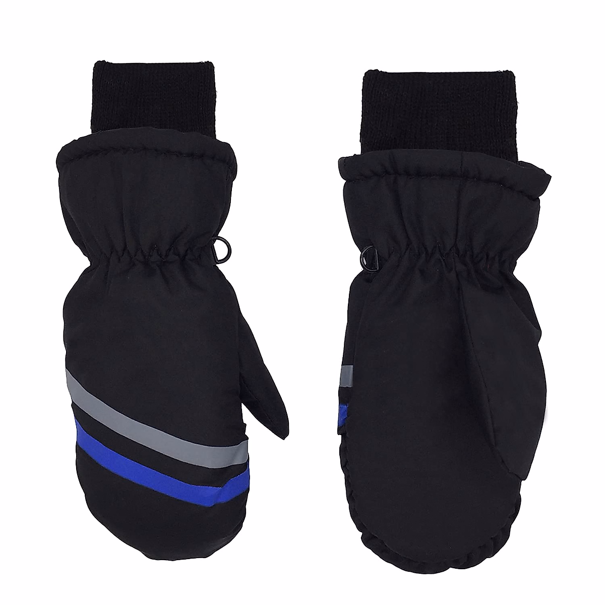 UTTPLL Toddler Mittens Infant Baby Winter Gloves Lined Fleece Warm Waterproof Ski Snow Gloves for Baby Girls Boys Black 2-3T